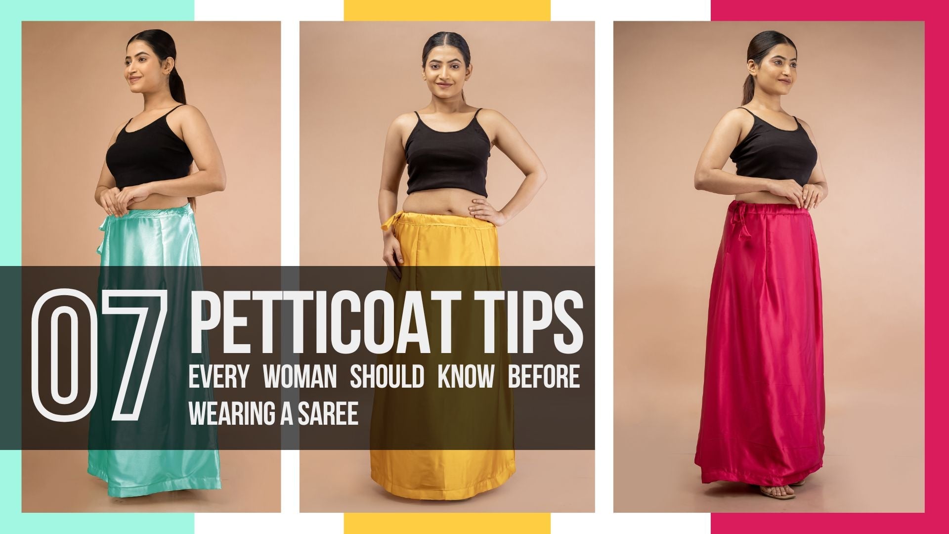 7 Petticoat Tips Every Woman Should Know Before Wearing a Saree – Sarla ...